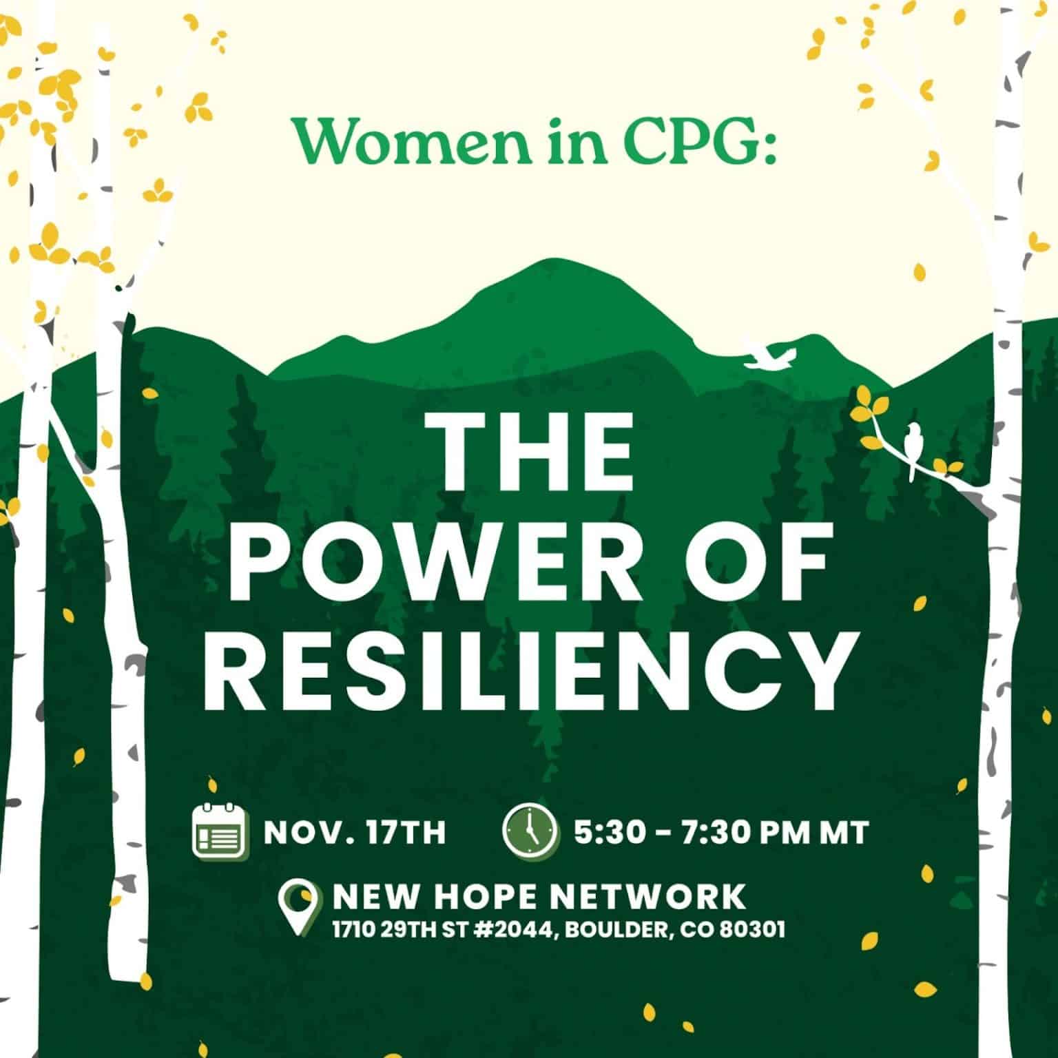 Women in CPG: The Power of Resiliency - Startup Colorado